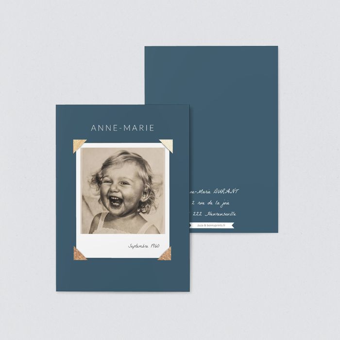 Portrait d'antant | Carte simple | 109108.flat