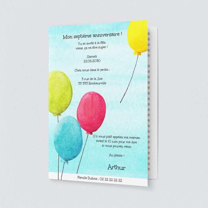 Exemples de textes d'invitation anniversaire