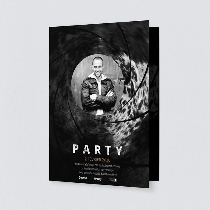 Carte d'invitation personnalisable tous évènements